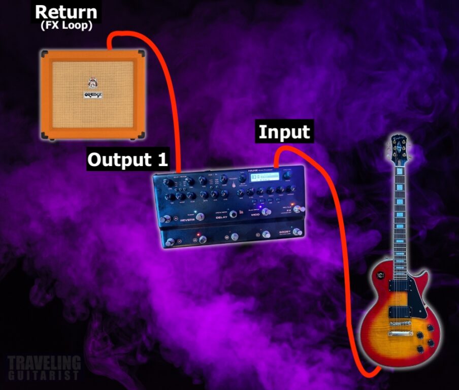 How to Set Up the NUX Trident With Your Amp – Traveling Guitarist